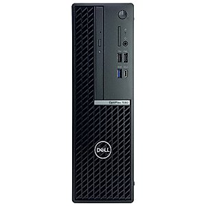 Dell OptiPlex 7080 SFF Small Form Factor Desktop Computer - 10th Gen Intel Core i7-10700 8-Core up to 4.80 GHz CPU, 16GB RAM, 256GB SSD + 1TB HDD, Intel UHD Graphics 630, DVD Writer, Windows 10 Pro