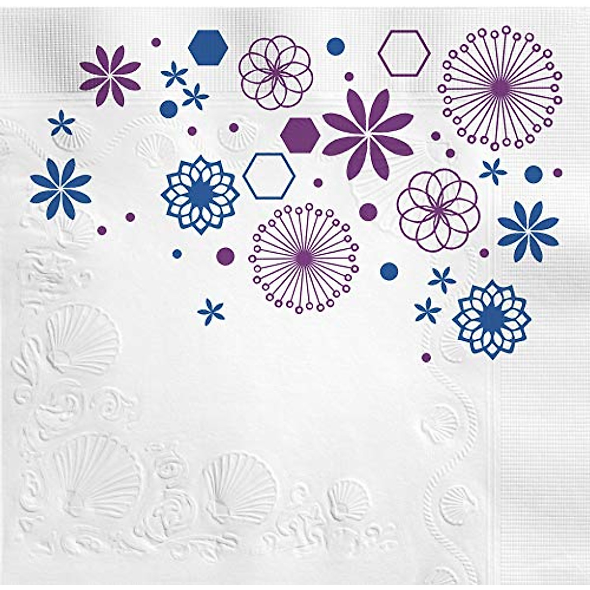 Vanity Fair Design Collection Napkin, 80 count, Printed Napkin