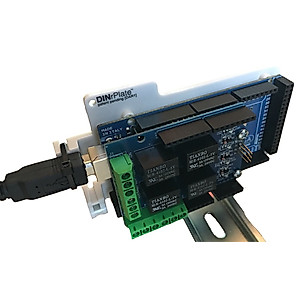 DIN Rail Mount for Arduino UNO/Mega (3-Pack)