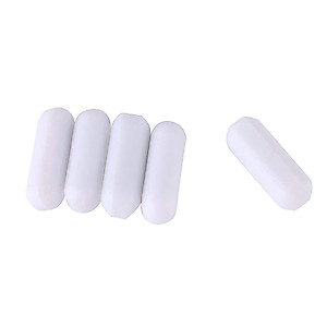 Magnetic Mixer Bar for Stir Liquid Solution Chemical Biological 5pcs Type-C White Color[C5*15mm],Stirring Mixing Shaking Equipment