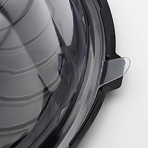 EWAFILU 5pcs 10Inch Round Cake Pies Carriers Plastic Disposable Cake Containers with Dome Lids Clear Bundt Cake Boxes