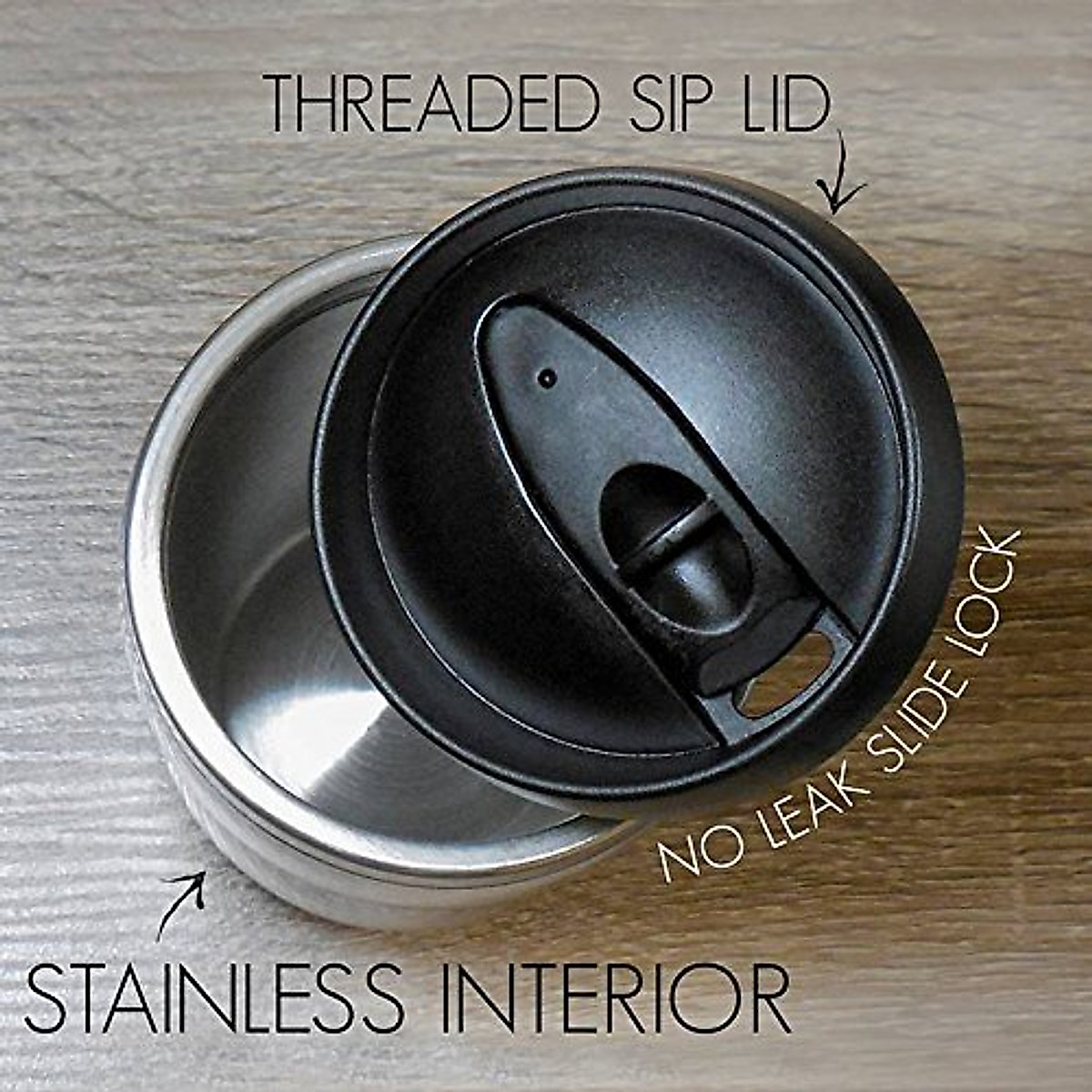 Unicorn Always Be Yourself Travel Mug, Stainless Lined Coffee Tumbler, 16-Ounce - Angi and Silas - Gift for Unicorn Lovers - Tree-Free Greetings