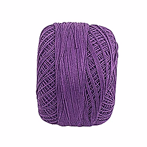 Ciieeo 1 Roll Yarn Wool Yarn Purple Yarn Hand Knitting Yarn Cotton Linen Yarn Cotton Warp Thread Crochet Yarn Cotton Yarn to Weave Purple Cotton Ball Cotton Blend Sock Yarn