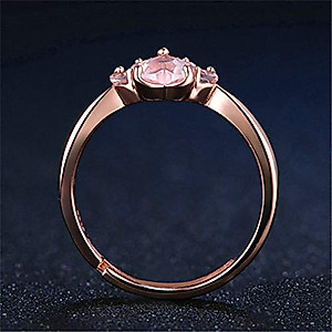 Sperrins Lovely Pink Cat Paw Ring Paw Print Ring Adjustable Novelty Pink Ring for Cat Lovers Women