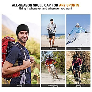 Graunton Skull Caps 9Pcs Helmet Liner Cooling Sweat Wicking Beanie Hats for Men Women, Football Cycling Running Hats, Soft,Breathable, Stretchable and Portable