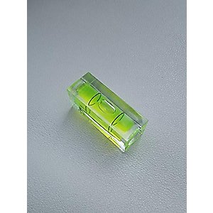 UMEI High precision rectangular horizontal bubble Spirit Bubble Level, Photo Frame Wall Square Level Bubble Level Inclinometer Frame Picture Hanging Measuring Tools(40x15x15mm)