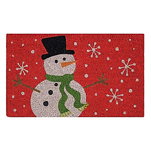Christmas Indoor Door Mats Santa Claus Patio Decorative Greeting Doormat 23.6 X 15.7 Inch A Very Merry Welcome Outside Door Rugs for Entrance Bathroom Snowman Doormats Funny Floor Outdoor Welcome