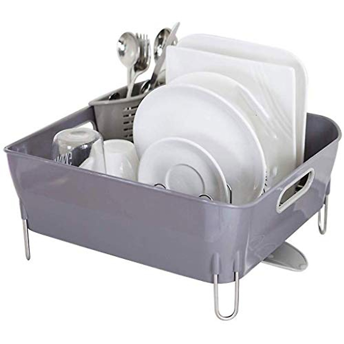 SDGH Kitchen Stainless Steel Dish Rack - Drain Rack Storage Tray Household Dish Rack