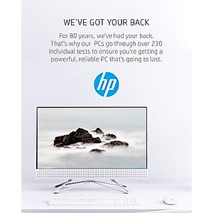 HP All-in-One Desktop PC, 11th Gen Intel Core i5-1135G7 Processor, 8 GB RAM, 512 GB SSD Storage, Full HD 23.8” Touchscreen, Windows 10 Home, Remote Work Ready, Mouse and Keyboard (24-df1270, 2021)