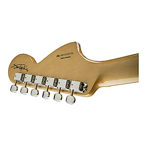 Fender Jimi Hendrix Stratocaster Electric Guitar, with 2-Year Warranty, Olympic White, Maple Fingerboard