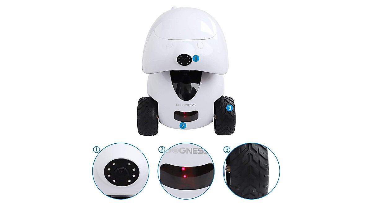 DOGNESS Pet Robot Camera - Monitor Your Pets Remotely