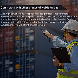 Retevis RT29 Two Way Radio, Heavy Duty 2 Way Radio, Walkie Talkies Long Range Rechargeable with 3200mAh, Fall-Resistant, for Construction School(6 Pack)