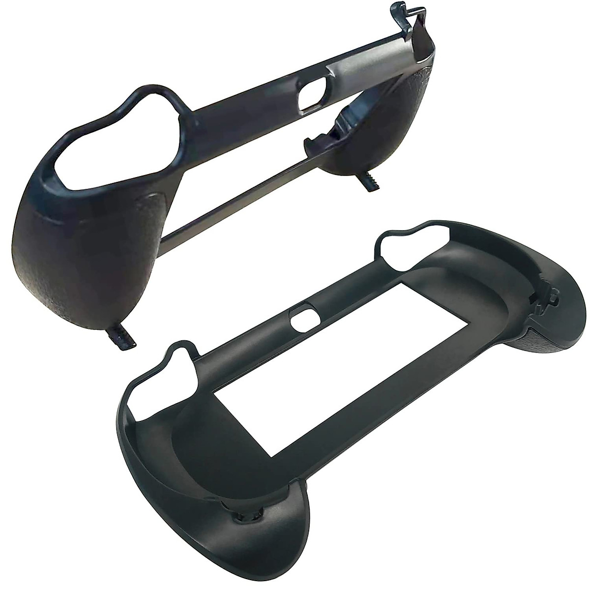 OSTENT Durable Joypad Plastic Flexible Bracket Holder Hand Handle Grip for Sony PS Vita 1000 Color Black