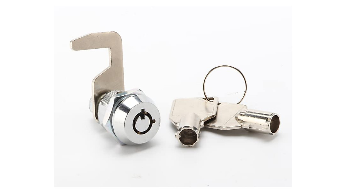 Secure Cam Lock 5/8" Toolbox Lock with 2 Keys