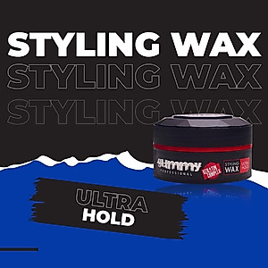 Gummy Ultra Hold Hair Styling Wax 150ml - 5.07 Fl Oz (Pack of 1) Ultra Hold