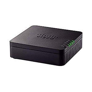 Cisco ATA 192 Multiplatform Analog Telephone Adapter, 2-Port Handset-to-Ethernet Adapter, 1-Year Limited Hardware Warranty (ATA192-3PW-K9) (Renewed)