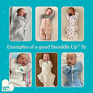 Love to Dream Swaddle UP, Baby Sleep Sack, Self-Soothing Swaddles for Newborns, Improves Sleep, Snug Fit Helps Calm Startle Reflex, New Born Essentials for Baby, 8-13lbs, Pink