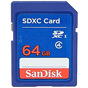 SanDisk 64GB Class 4 SDXC Flash Memory Card- SDSDB-064G-B35 (Label May Change)