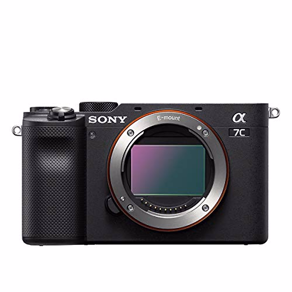 Sony Alpha 7C Mirrorless Digital Camera, Black (Body Only), Bundle with Bag, 128GB SD Card, Joby GorillaPod 5K Kit with Rig, Microphone, LED Light, Extra Battery, Charger, Cleaning Kit