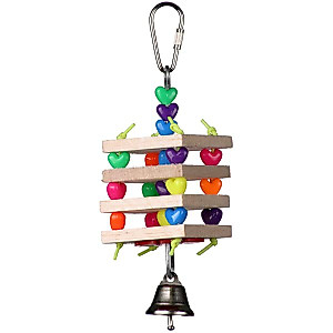 Super Bird Creations SB680 Balsa Stack Bird Toy, Small Bird Size, 6.5" x 2"