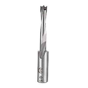 uxcell Brad Point Drill Bits for Wood 6mm x 68mm Right Turning Carbide for Woodworking Carpentry Drilling Tool