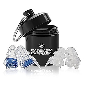 Eargasm High Fidelity Earplugs for Concerts Musicians Motorcycles Noise Sensitivity Conditions and More (Premium Gift Box Packaging) (Blue)