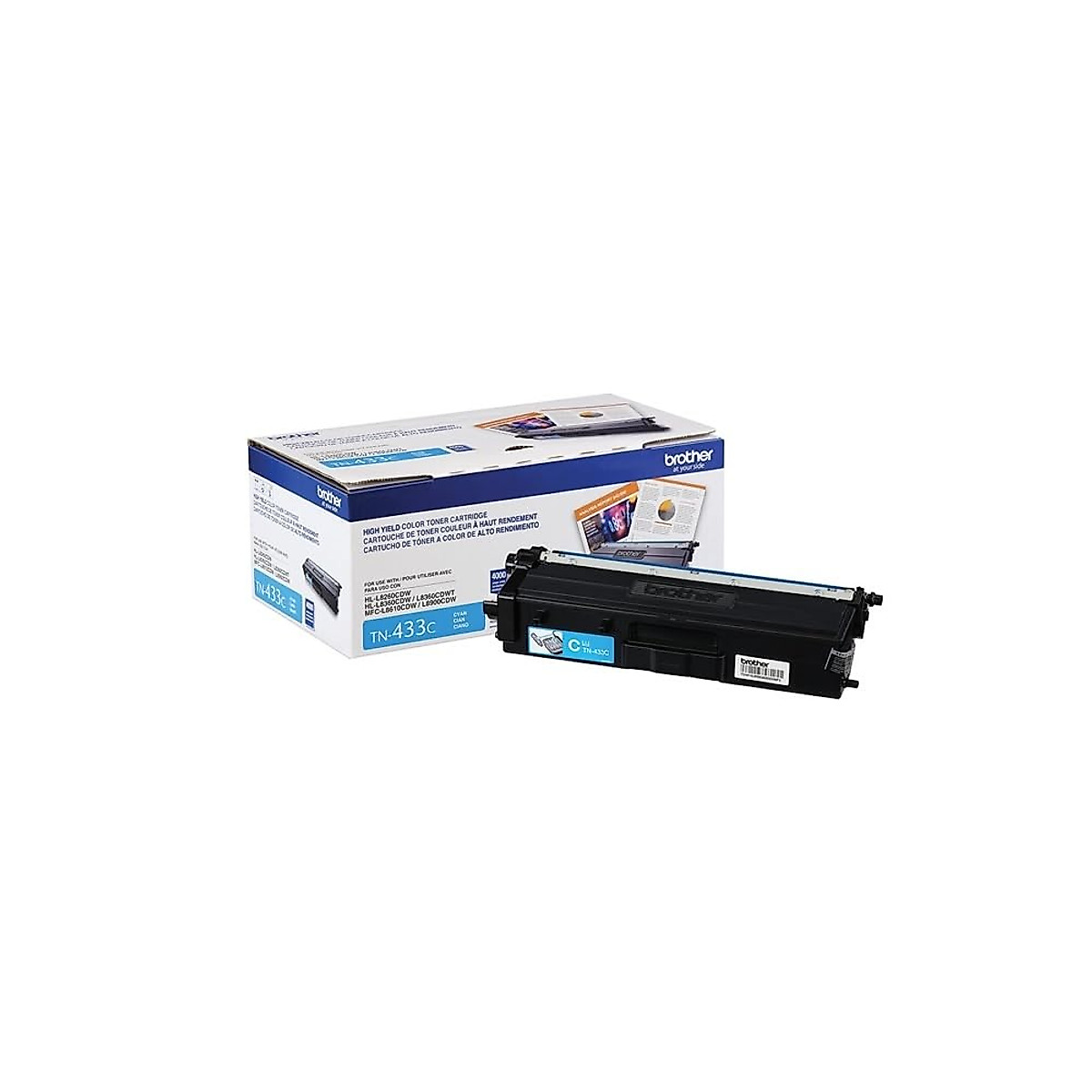 Brother HL-L8360CDW (TN-433) High Yield Toner Cartridge Set