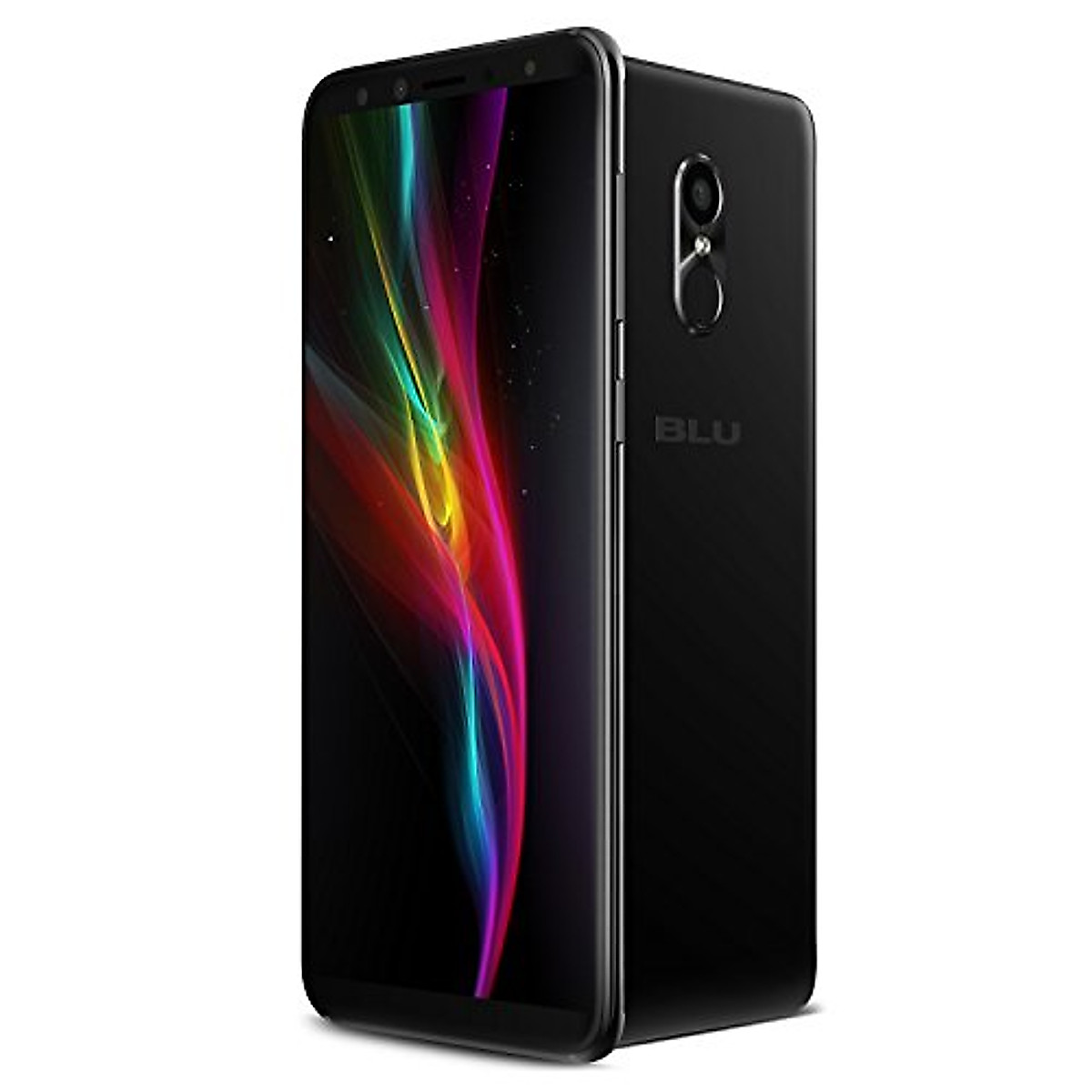 BLU Pure View -32GB +3GB RAM, 5.7” HD+ 18:9 Display Smartphone with Dual Front Selfie Cameras -Black