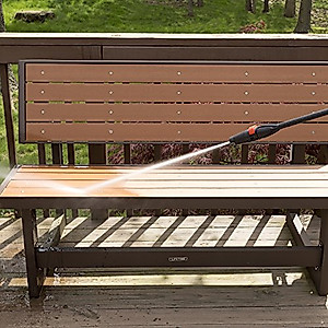 Stalwart Electric Powered Pressure Washer Electric Powered, 2000 PSI (Power Washer for Cleaning Driveways, Patios, Decks, Cars and More), Red