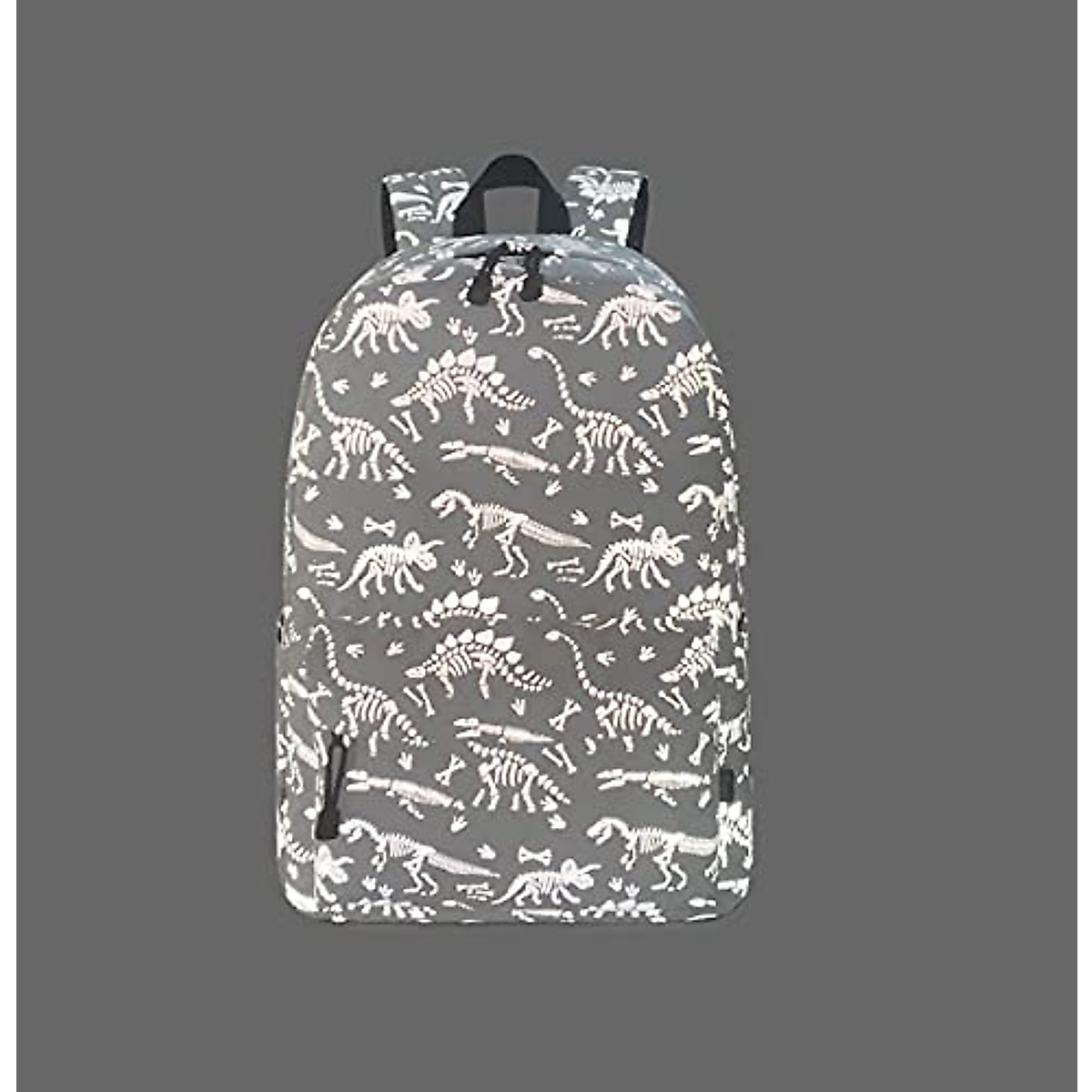 Acmebon Cool Fluorescent School Backpack for Girl and Boy Roomy Reflective Daypack White