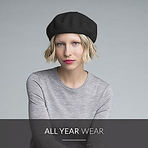 Kangol Anglobasque Beret - Black/XL