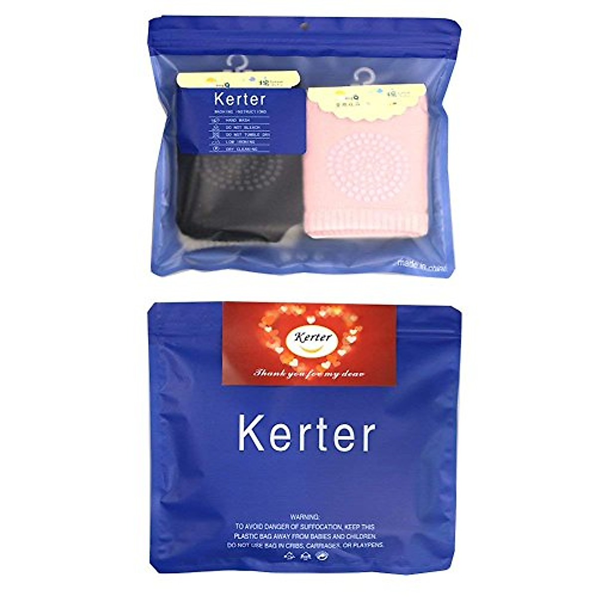 shuangjishan Baby Crawling Pads Anti Slip Knee Pads Baby Knee Protectors Toddler Leg Warmer Safety Walking Kneepads - Rodilleras para Bebe (Blue)