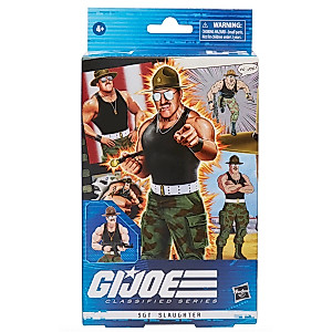 G. I. Joe Classified Series 6-Inch SGT. Slaughter Action Figure, Multicolor, (HSF4555) 6 inches