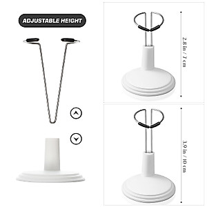 TOYANDONA 4pcs Doll Stand Action Figure Stand Portable Teddy Bear Stand for Mini Dolls