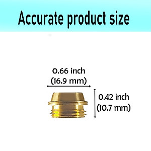 ALITZ 2Pack 30027 Brass faucet bibb seat compatible with Gerber Faucet Bibb Seat 5/8" - 20 Thread No lead