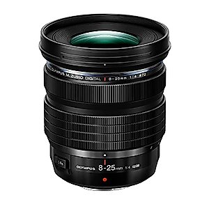 OM Digital Solutions M.Zuiko Digital ED 8-25mm F4.0 PRO Lens, Black (Renewed)