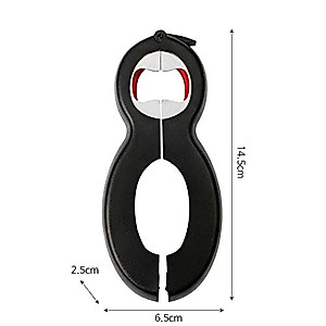 Multifunctional Opener Jar Bottle Can Opener Soft Grip Coating Superior Comfort Easy To Use Home Kitchen Tools TPKR84095