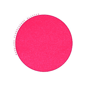 MARBLERS Cosmetic Grade Fine Neon Glitter [Fluorescent Pink] 0.18oz (5g) | Fine | Non-Toxic | Vegan | Cruelty-Free | Eyeshadow, Nail Polish, Nail Art | Festival, Rave & Party Makeup | Body & Face