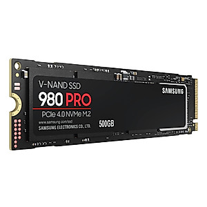 SAMSUNG 980 PRO 500GB PCIe 4.0 NVMe M.2 SSD V NAND Technology MZ V8P500BW