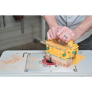 MICROJIG GRR-RIPPER GR-200 Advanced Adjustable Table Saw Pushblock, Yellow