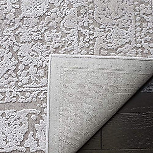 SAFAVIEH Reflection Collection 3' x 5' Beige/Cream RFT663A Vintage Distressed Area Rug