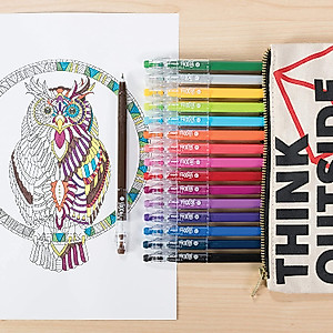 Pilot, FriXion ColorSticks Erasable Gel Ink Pens, Fine Point 0.7 mm, Pack of 12, Blue