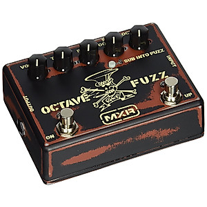 MXR SF01 Slash Octave Fuzz Effects Pedal Bundle with 4 MXR Right Angle Patch Cables