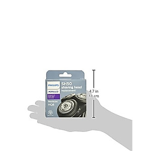 XUYAO SH50 Replacement Heads for Philips Norelco Series 5000 Shavers, SH50/52 MultiPrecision Blades OEM MADE IN NETHERLANDS, 6 Piece Set
