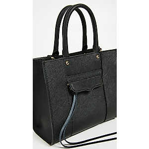 Rebecca Minkoff MAB Tote Mini Cross Body Bag,Black,One Size