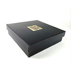 JapanBargain 4686, Japanese Porcelain Rice Bowls Gift Set, Traditional Japanese Inspired Pattern Miso Soup Bowls, Blue Color Salad, Set of 5, Made in Japan