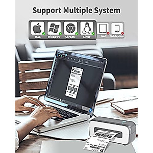 Phomemo Thermal Label Printer, Shipping Label Printer, Desktop Label Printer for Mac Windows Chromebook, Thermal Printer Compatible with Amazon, Ebay, Shopify, Etsy, UPS, FedEx, DHL