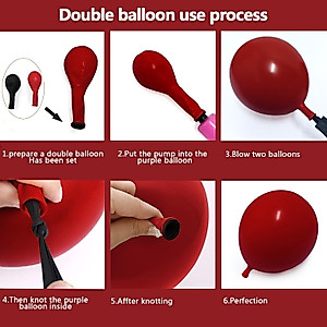 Fall Balloon Garland Double Stuffed Dark Brown Burgundy Red Balloons Nude Beige Tan Balloons Sand White Apricot Balloon Arch Kit For Birthday Western Cowboy Farm Halloween Autumn Party Decorations