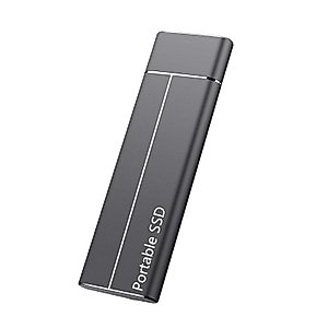 Mobile Solid State Drive Data Storage High Speed Transfer Mobile Solid State Disk Memory Device Computer Accessories Black C