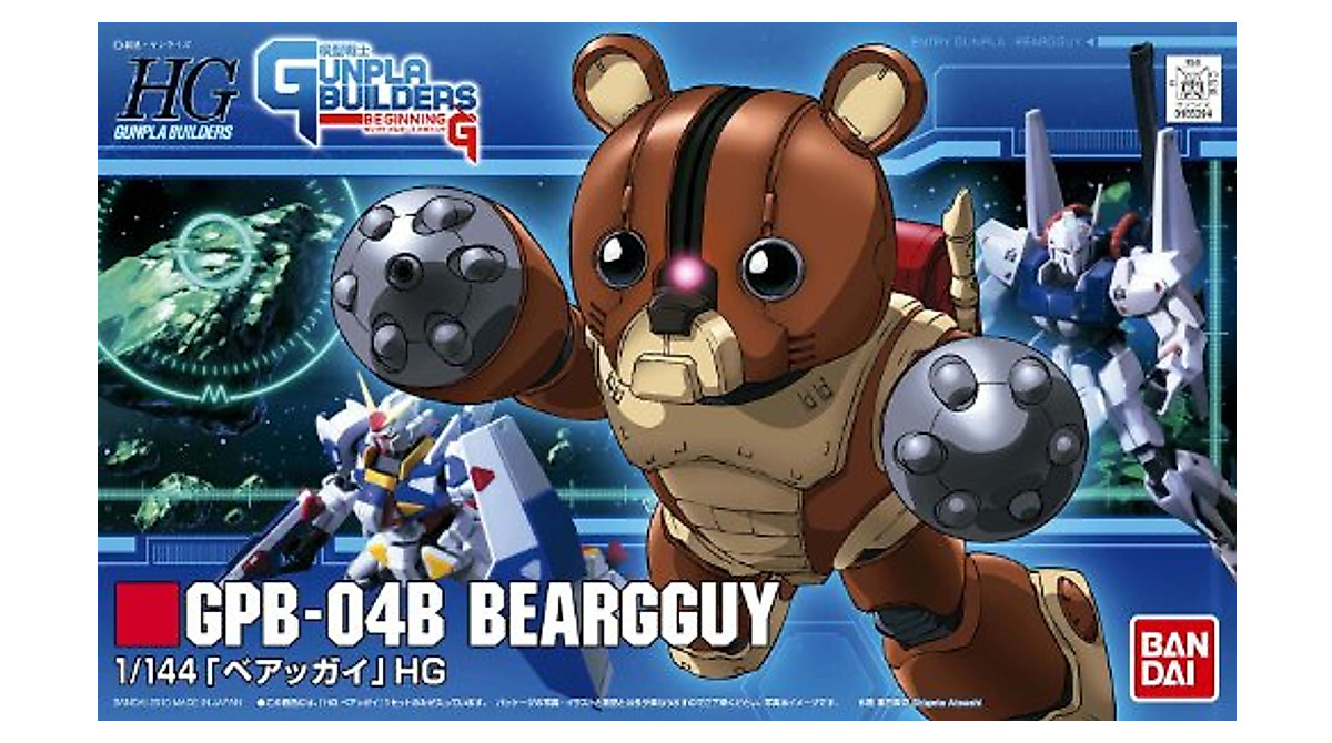 Build Cute Beargguy GunPla! Bandai Hobby HG 1/144 Model